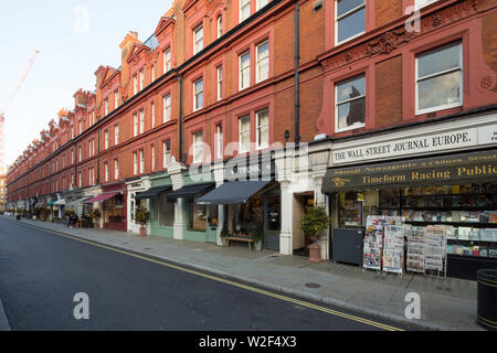 Chiltern Street, Marylebone, City of Westminster, London, England, U.K ...