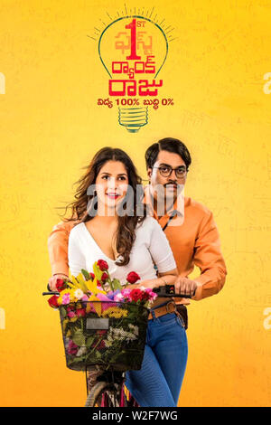 1ST RANK RAJU, (aka FIRST RANK RAJU), Indian poster in Telugu, Chetan ...