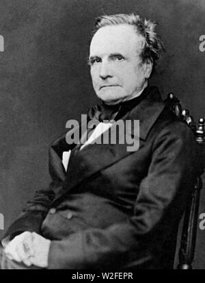 Charles Babbage 1860 Stock Photo - Alamy