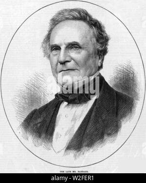 Charles Babbage 1860 Stock Photo - Alamy