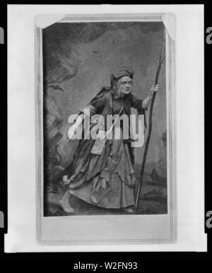 Charlotte Cushing, in costume as Meg Merrilies Stock Photo - Alamy