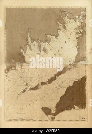This chart of Vineyard Sound and Buzzards Bay details the distribution ...