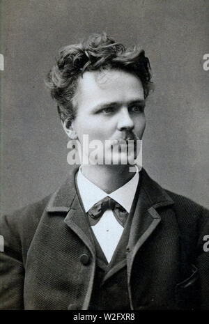 August Strindberg, portrait. Swedish playwright, author and painter ...