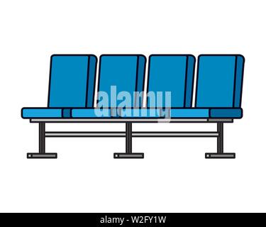 waiting room set chairs icons Stock Vector Image & Art - Alamy