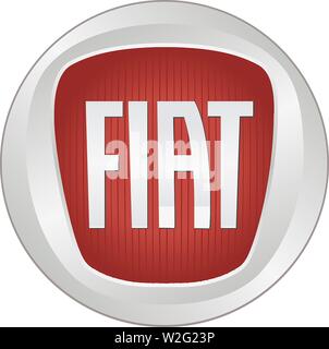 Company logo of the Italian automobile manufacturer Fiat Automobiles ...