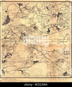 The Chernigov Shubert map 1v R12L9 is a historical map that depicts the ...