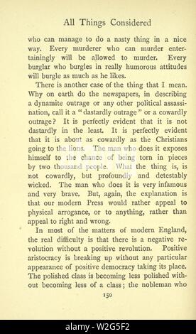 Chesterton All Things Considered, p. 150 Stock Photo - Alamy