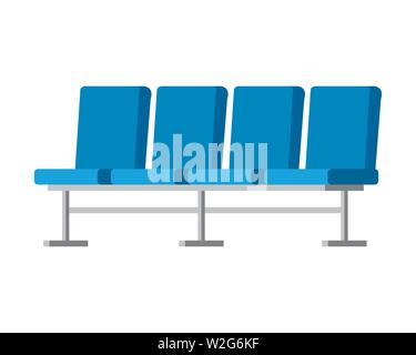 waiting room set chairs icons Stock Vector Image & Art - Alamy