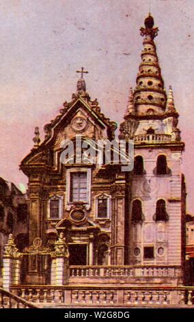 Chiesa Messina San Gregorio 1870 Detail2 Stock Photo - Alamy