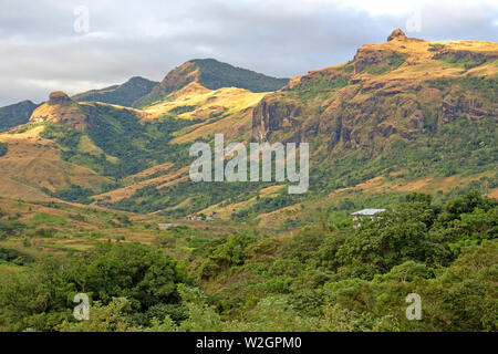 Ba River near Navala Village in the Nausori Highlands of Viti Levu ...