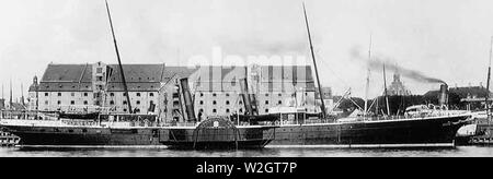 Christiania (ship, 1875 Stock Photo - Alamy
