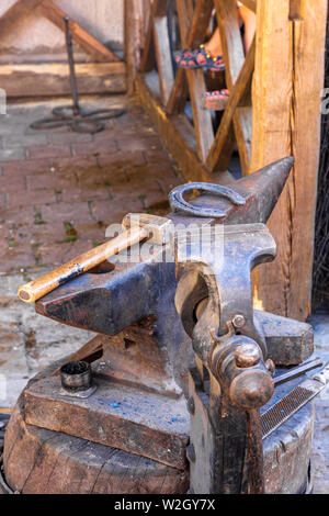 Forge on a historic festival in Bavaria, Germany Stock Photo - Alamy