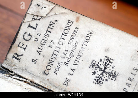 Monastic rules. The Rule of St. Augustine. France Stock Photo - Alamy