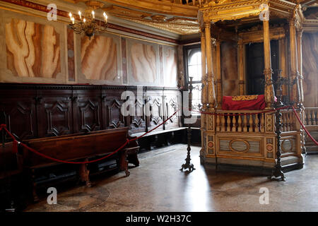 The Jewish Museum of Venice. Built in 1528 the Great German Schola, of ...