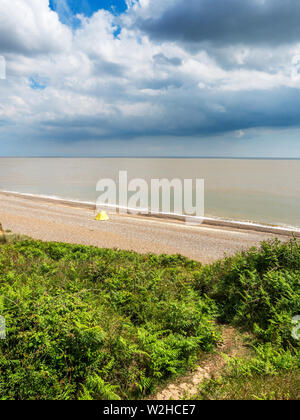 Fishing from the beach at Sizewell, Suffolk, UK Stock Photo - Alamy