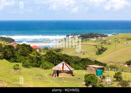 South Africa: the village of Nqileni in the Eastern Cape province Stock ...