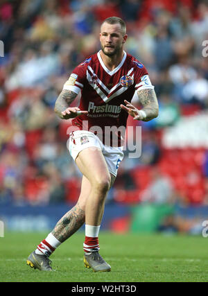 Wigan Warriors Zak Hardaker Stock Photo - Alamy