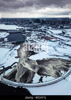 Hydro electric dam on the Ottawa River Stock Photo - Alamy