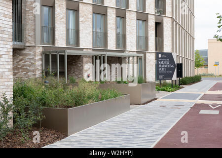 Houses at Eddington Cambridge UK a new development or district in the ...