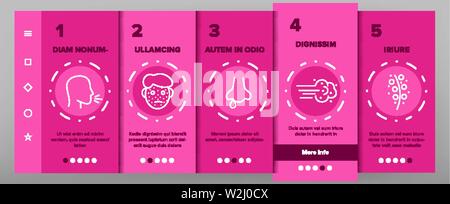 Pollen Allergy Symptoms Vector Onboarding Stock Vector Image & Art - Alamy