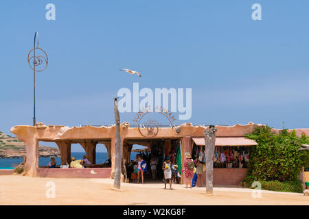 Bar-Restaurant Sunset Ashram. Sant Josep de Sa Talaia. Ibiza Island ...