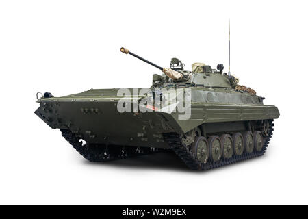 BMP-2 amphibious infantry fighting vehicle on check point near Stock ...