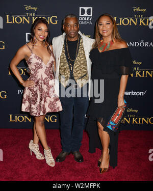 LeVar Burton and Michaela Burton attending the premiere of "Star Trek ...