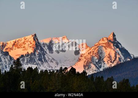 trapper peak in the bitterroot mountains near conner, montana Stock ...