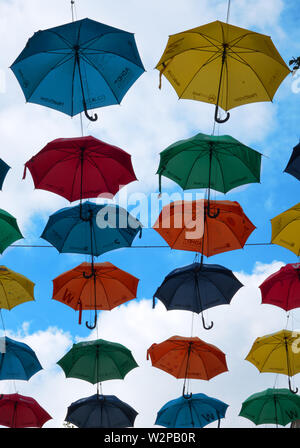 The Umbrella Project, Church Alley, Liverpool, England, UK Stock Photo ...