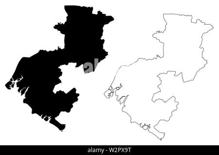 Boke Region (Subdivisions of Guinea, Guinea-Conakry, French Guinea) map ...