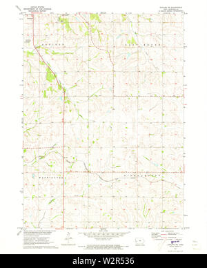 Earling NE, Iowa, map 1971, 1:24000, United States of America by ...