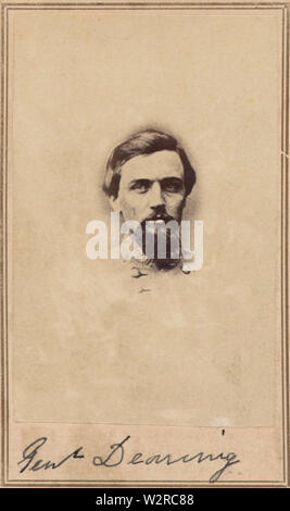 Portrait of Brig. Gen. James Dearing by Flavius Josephus Fisher Stock ...