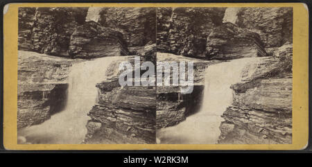 Cascade above Pulpit Rock, by E. & H.T. Anthony (Firm Stock Photo - Alamy