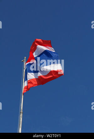 chiang rai, thailand - november 03, 2009: thai flag Stock Photo - Alamy