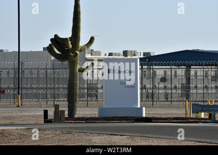 Eloy, Arizona - The Eloy Detention Center, a privately-owned prison ...