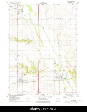 Huxley, Iowa, map 1975, 1:24000, United States of America by Timeless ...