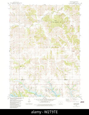Iconium, Iowa, map 1982, 1:24000, United States of America by Timeless ...