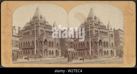 Dry Dock Savings Bank, from Robert N. Dennis collection of stereoscopic ...