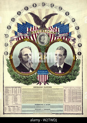 Republican presidential chart Stock Photo - Alamy