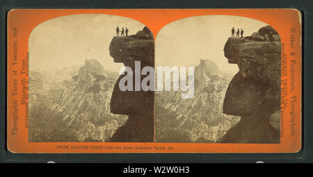 Yosemite Valley, from above, from Robert N Dennis collection of ...