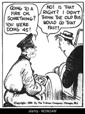 Gasoline Alley comic strip from the Chicago Sunday Tribute 10 May 1931 ...