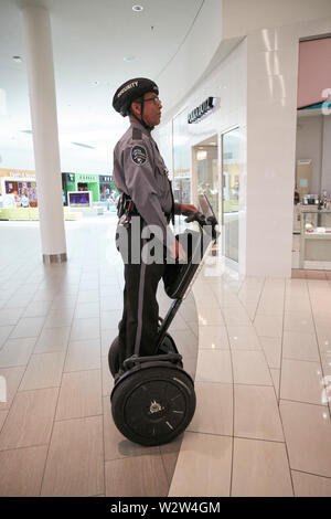Security guard on a Segway personal transporter at MediaCityUK, Salford ...
