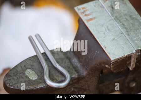 Closeup of a various parts of jaw harps, khomuses, folk musical ...