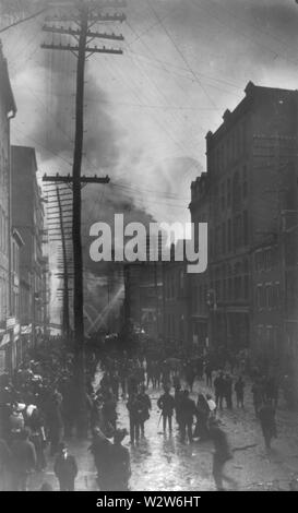 Great Baltimore Fire - Hurst Building Stock Photo - Alamy