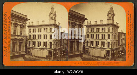 JW Tucker & Co's Jewelery Establishment, corner of Montgomery and ...