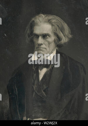 John C Calhoun by Mathew Brady, 1849 Stock Photo - Alamy