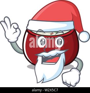 Santa with gift curd rice placed on character plate Stock Vector Image ...