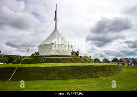 Tynwald hill manx parliament St Johns Isle of Man IOM Stock Photo - Alamy