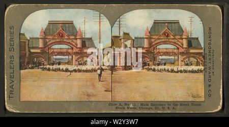 Entrance to Union Stock Yards, Chicago, Illinois, USA Stock Photo - Alamy