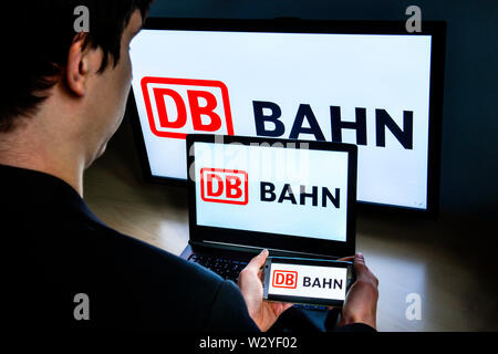 Logo Deutsche Bahn Stock Photo - Alamy